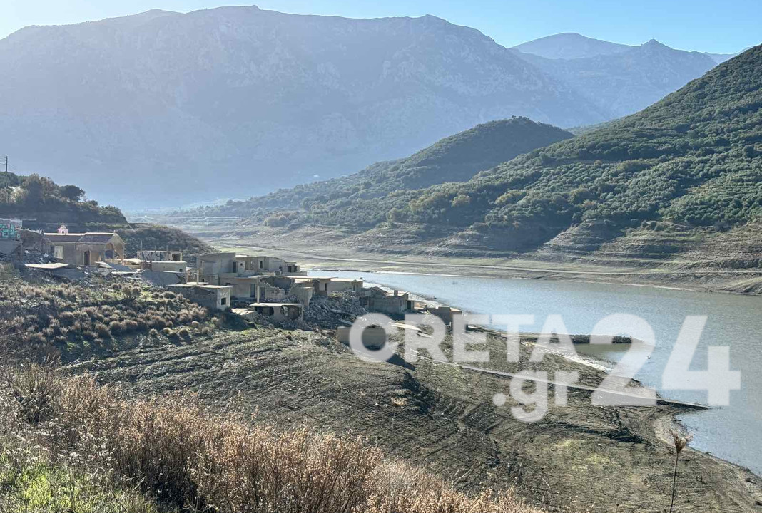 Οι αντίθετες εικόνες της Κρήτης στην επάρκεια νερού: Στο 12% το φράγμα ...